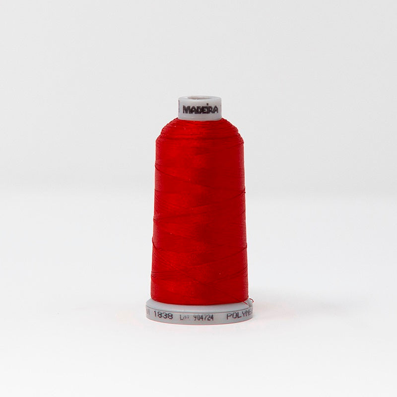 Madeira 7191838 POLYNEON GREEN NO.40 1000m Embroidery Thread-Brick Red ...