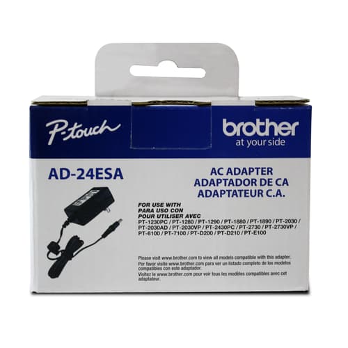 Brother AD-24ES-01 PT-P300BT Optional AC adaptor. – www.moonirah.com
