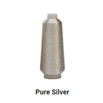 RPS MY101 Embroidery Metallic Thread Pure Silver 5000m – www.moonirah.com